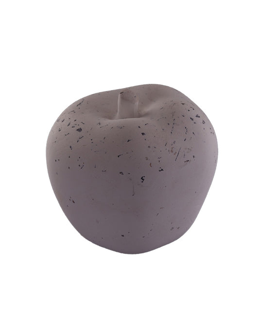 Decorative Black Stone Apple Statue | Murano Stone Store